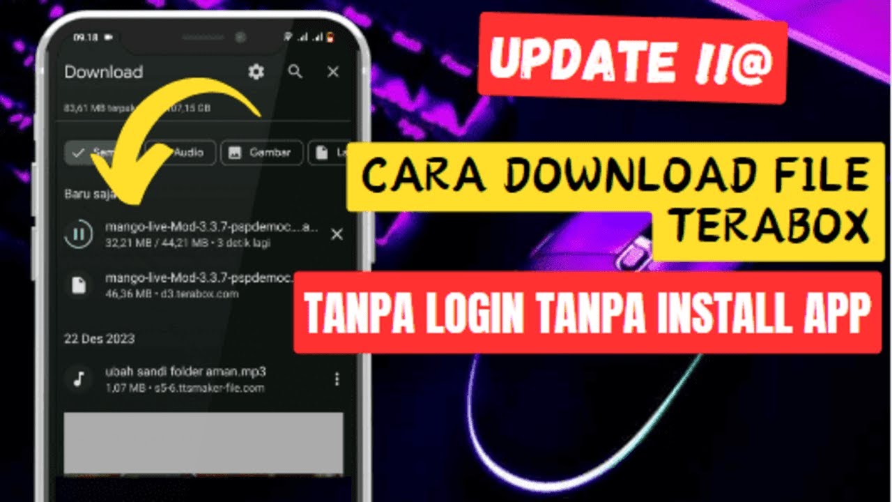 Update ! cara download file TERABOX Tanpa Install 4pknya, Gimana Caranya ? - YouTube