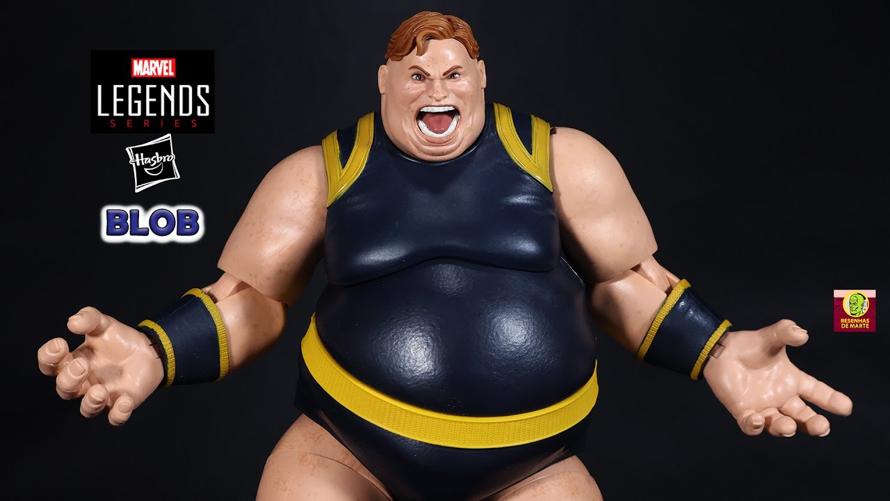 Blob Marvel Legends X Men 60th Anniversary Hasbro Action Figure Review ...