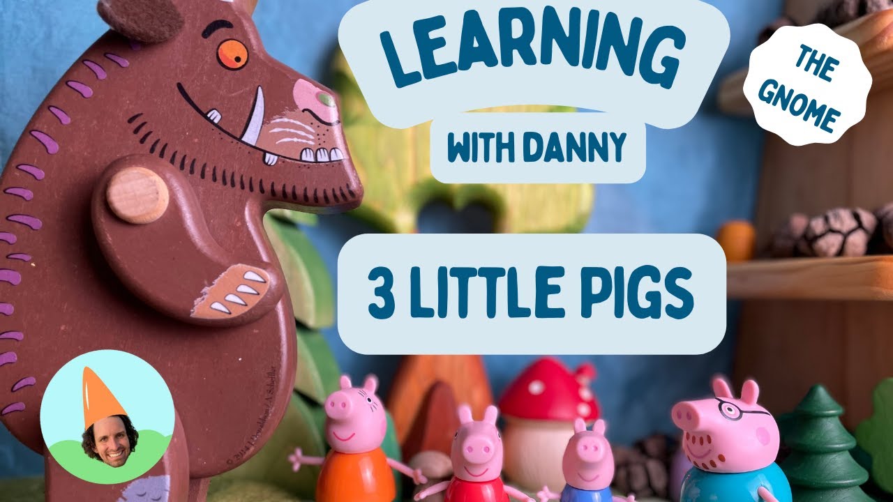Three Little Pigs - Story Time for Kids (Peppa Pig and the big bad ...