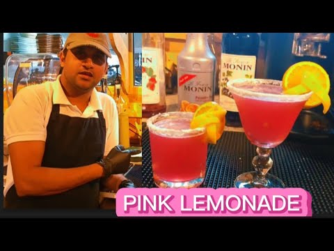 FRESH"Pink lemonade" RECIPE - YouTube