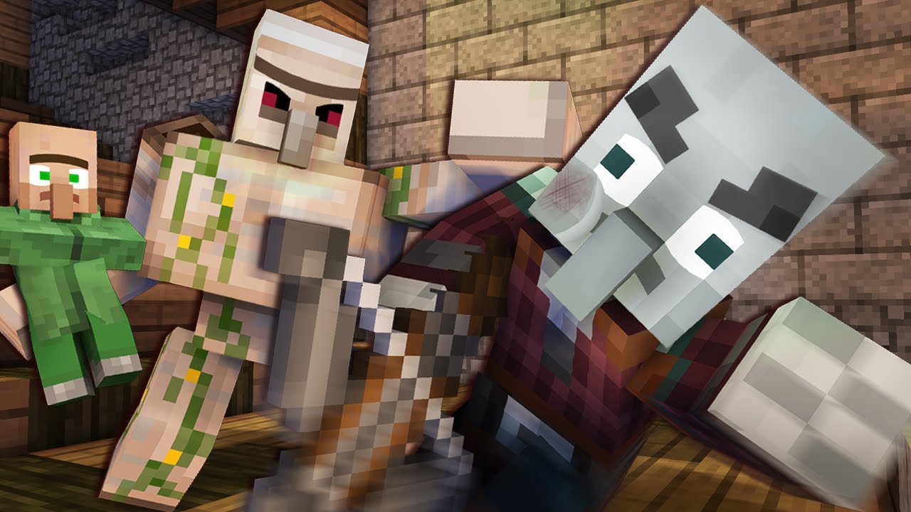 Golem Life 04 - Villager's guardian, Golem | Minecraft Animation - YouTube
