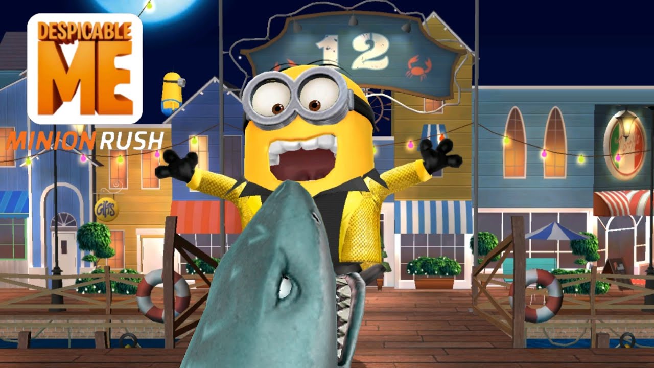 Despicable Me Minion rush Disco GOLDEN costume Pier 12 gameplay ...