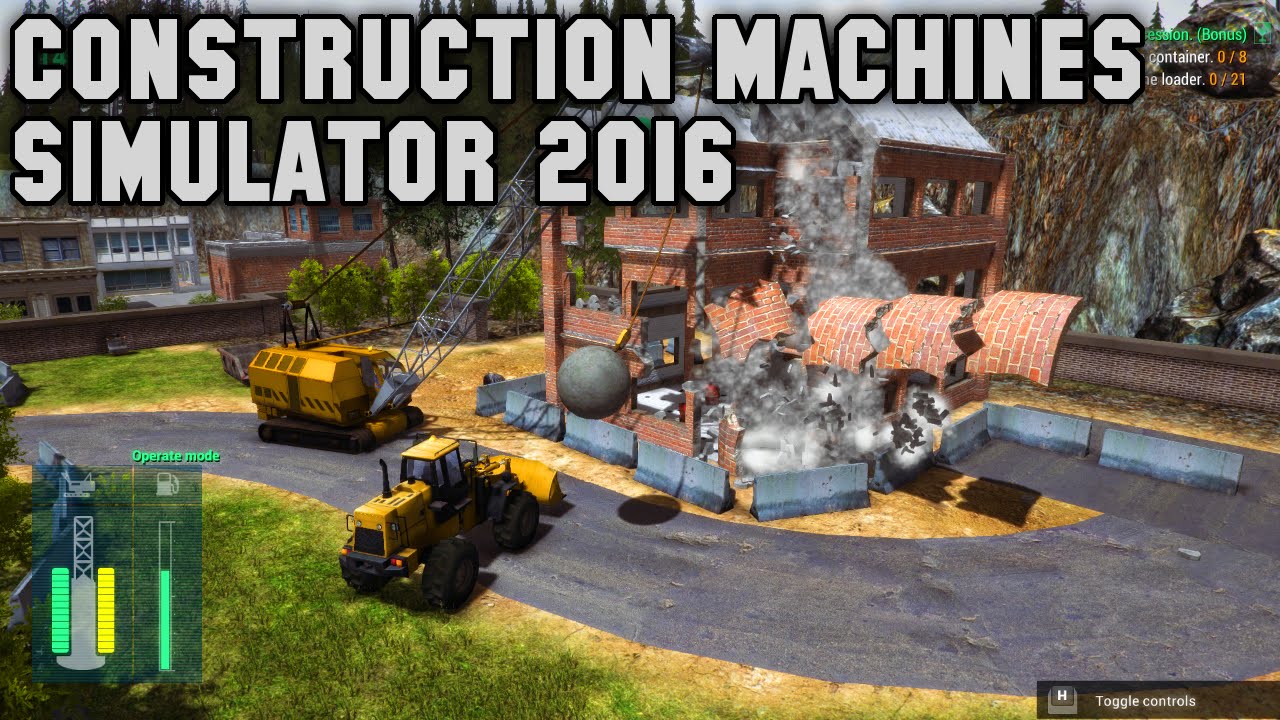 Construction Machine Simulator 2016 - 30 Minute Gameplay - YouTube