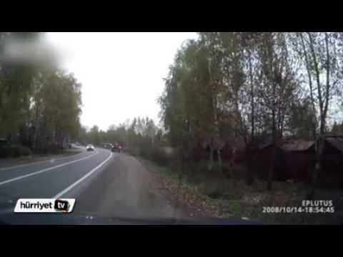 Önce makas attı, sonra takla attı