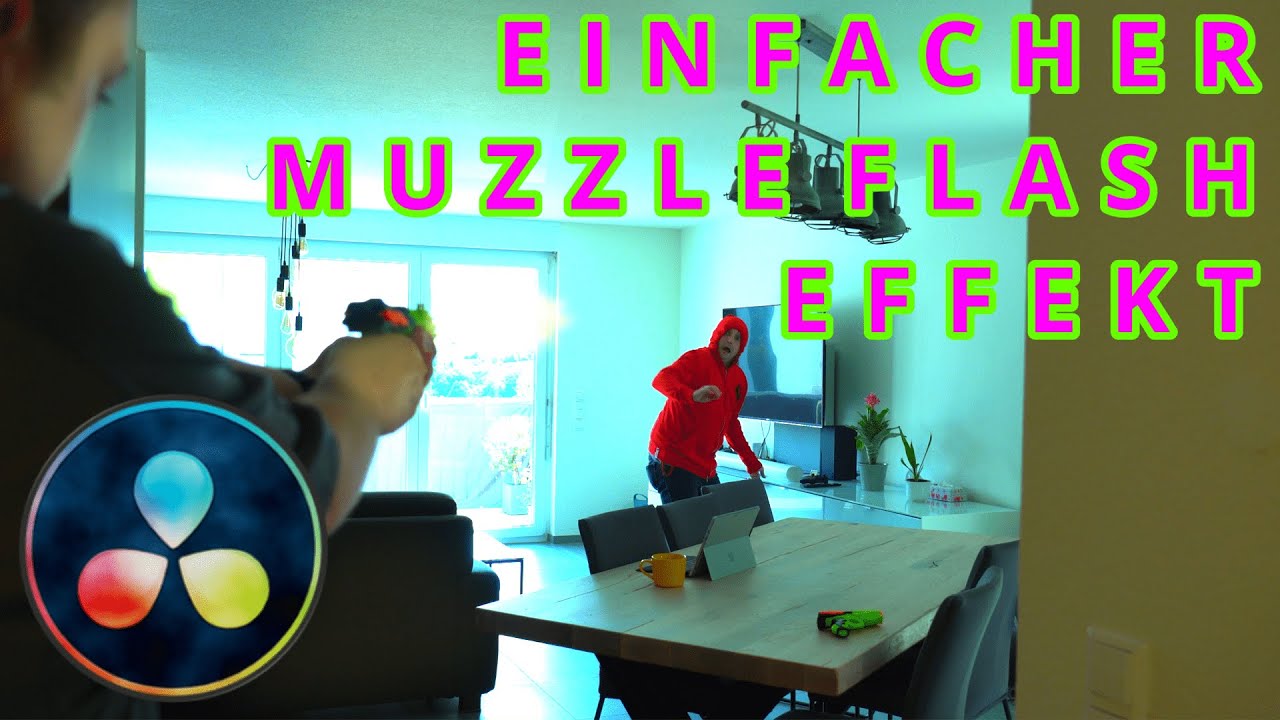 DaVinci Resolve Muzzle Flash Tutorial - YouTube