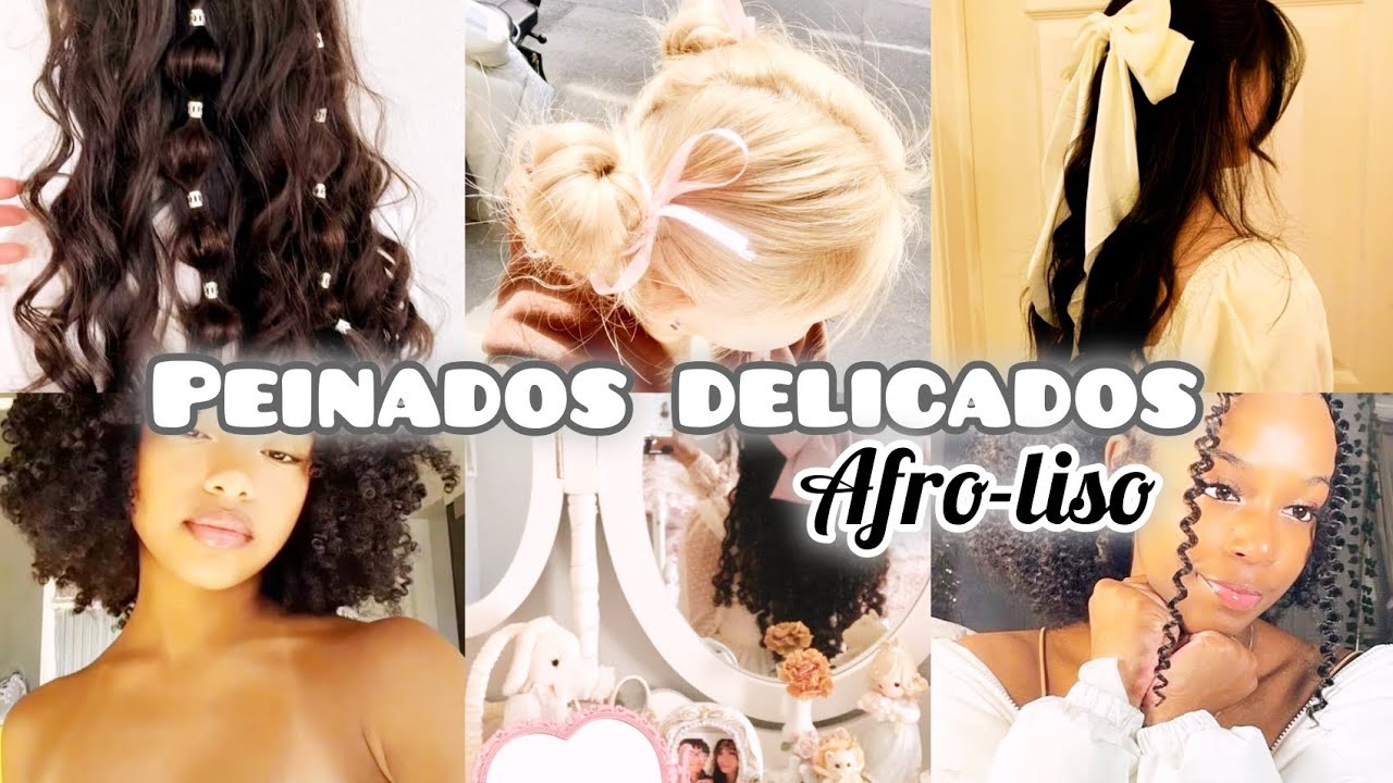 ୨୧peinados para la escuela 💌 (~•°afro x liso°•~) - YouTube
