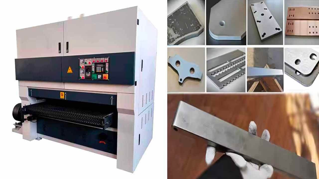 1000 Metal Sander Machine for Stainless steel - YouTube