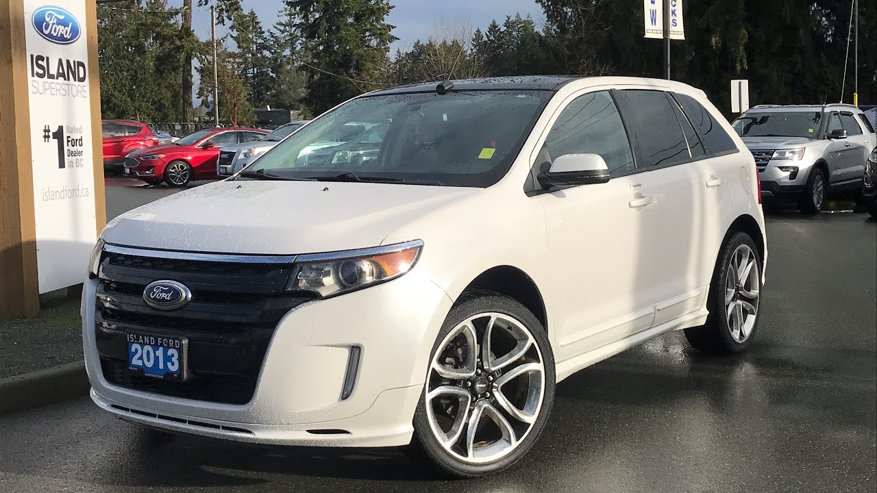 2013 Ford Edge Sport + Moonroof, NAV, AWD Review | Island Ford - YouTube