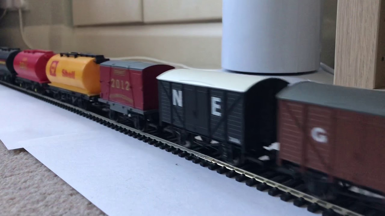 Bachmann GWR 4500 Class Small Prairie in action with a light goods ...