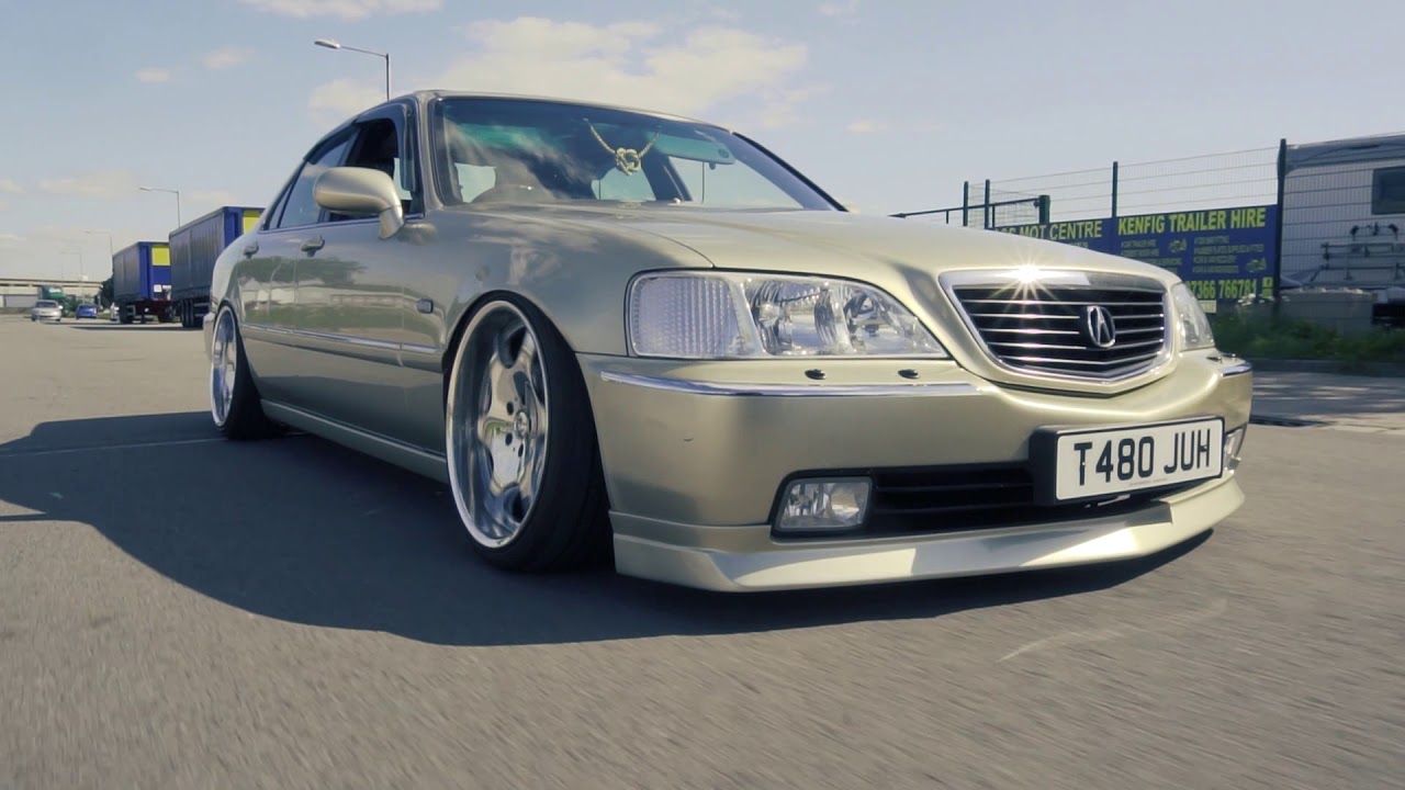 Bagged vip honda legend accura wales uk - YouTube