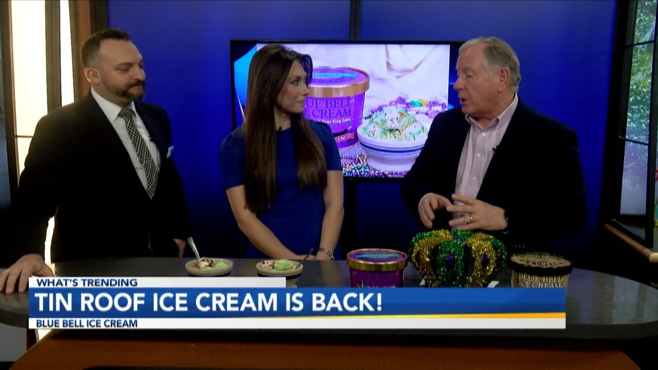 Blue Bell Ice Cream Tin Roof and Mardi Gras King Cake Flavors Back On ...