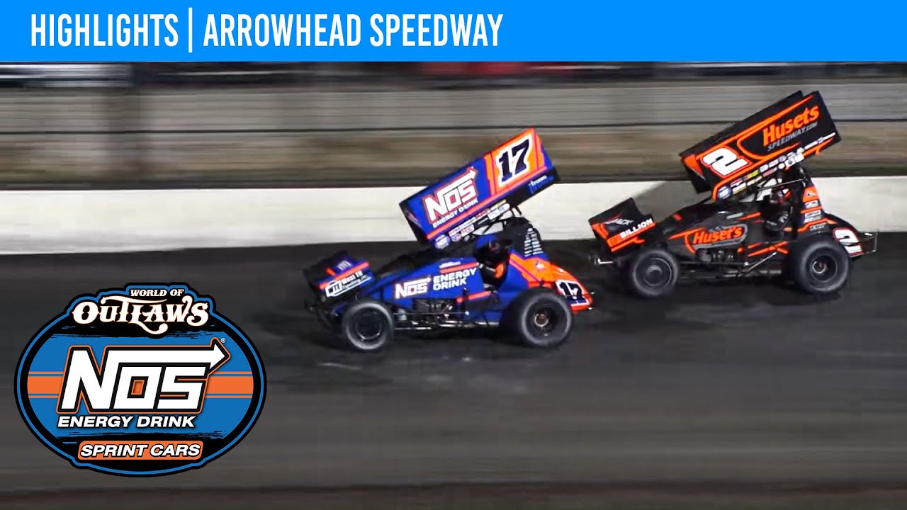 World of Outlaws NOS Energy Drink Sprint Cars | Arrowhead Speedway ...