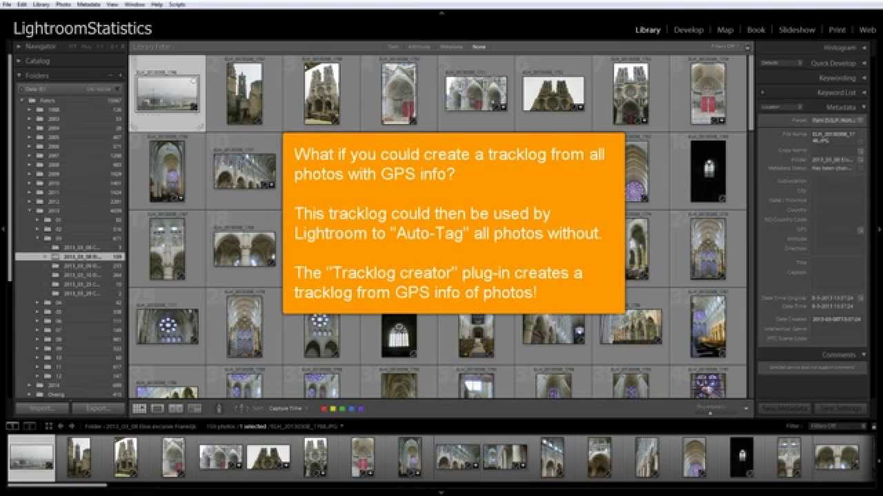Demo Lightroom Tracklog Creator & Auto tag - YouTube