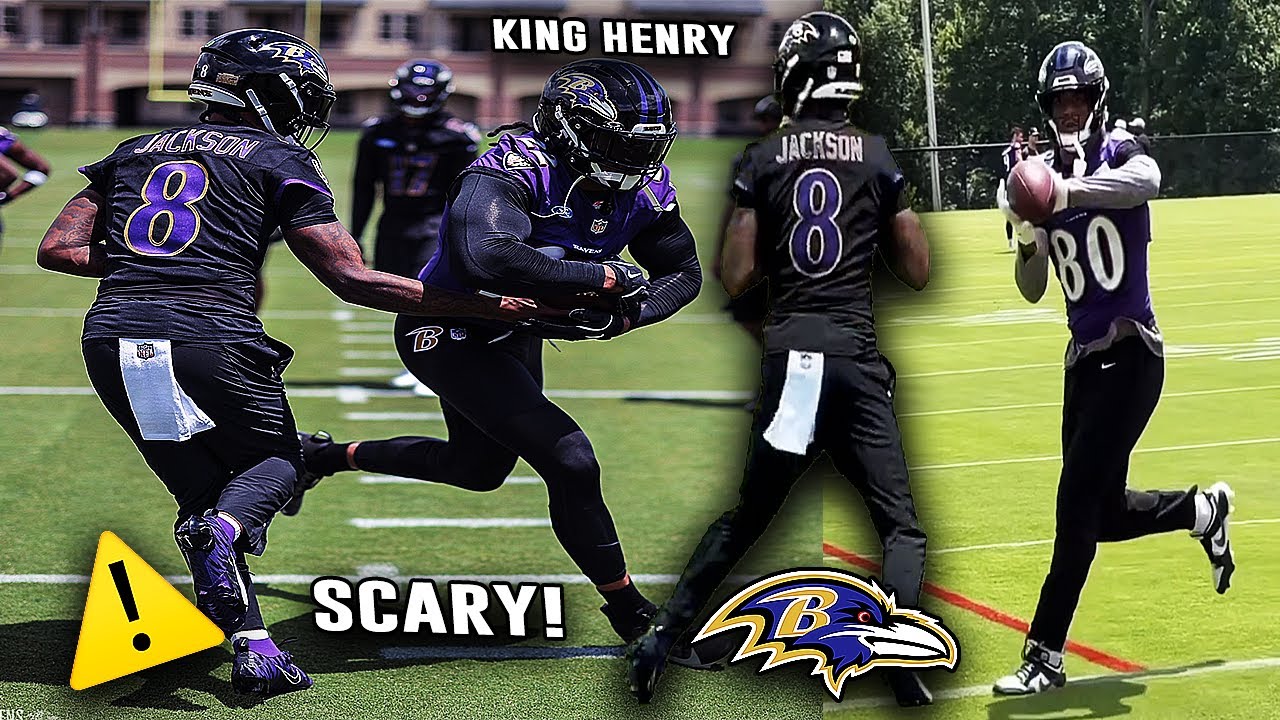Lamar Jackson & Derrick Henry SCARY DUO 😳 DB's Putting in WORK 🔥 Ravens ...