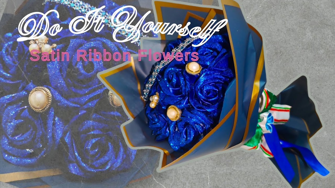 Easy tutorial on how to make Satin Rose flowers - YouTube