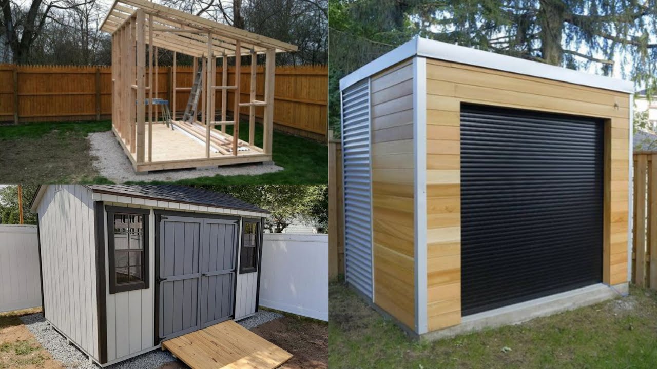 Build a Wood Shed Form Scratch | Build a Shed From Scrap Wood | Build a ...