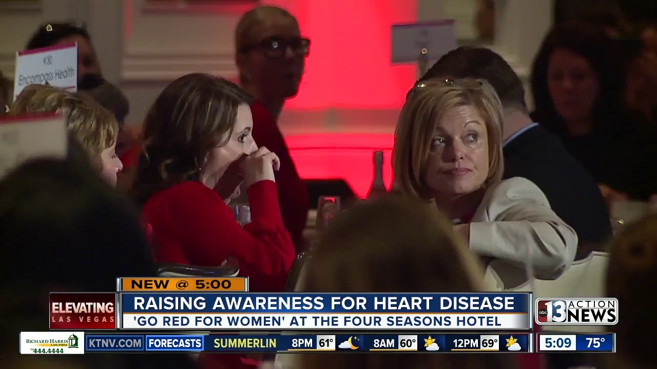 'Go Red for Women' event held at Four Seasons hotel in Las Vegas - YouTube