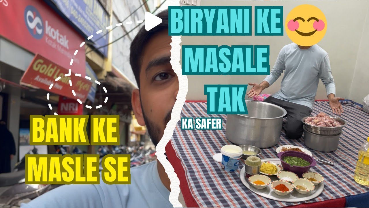 Bank ke MASLE se Biryani ke MASALE Tak ka safer | Dawat with Friends ...