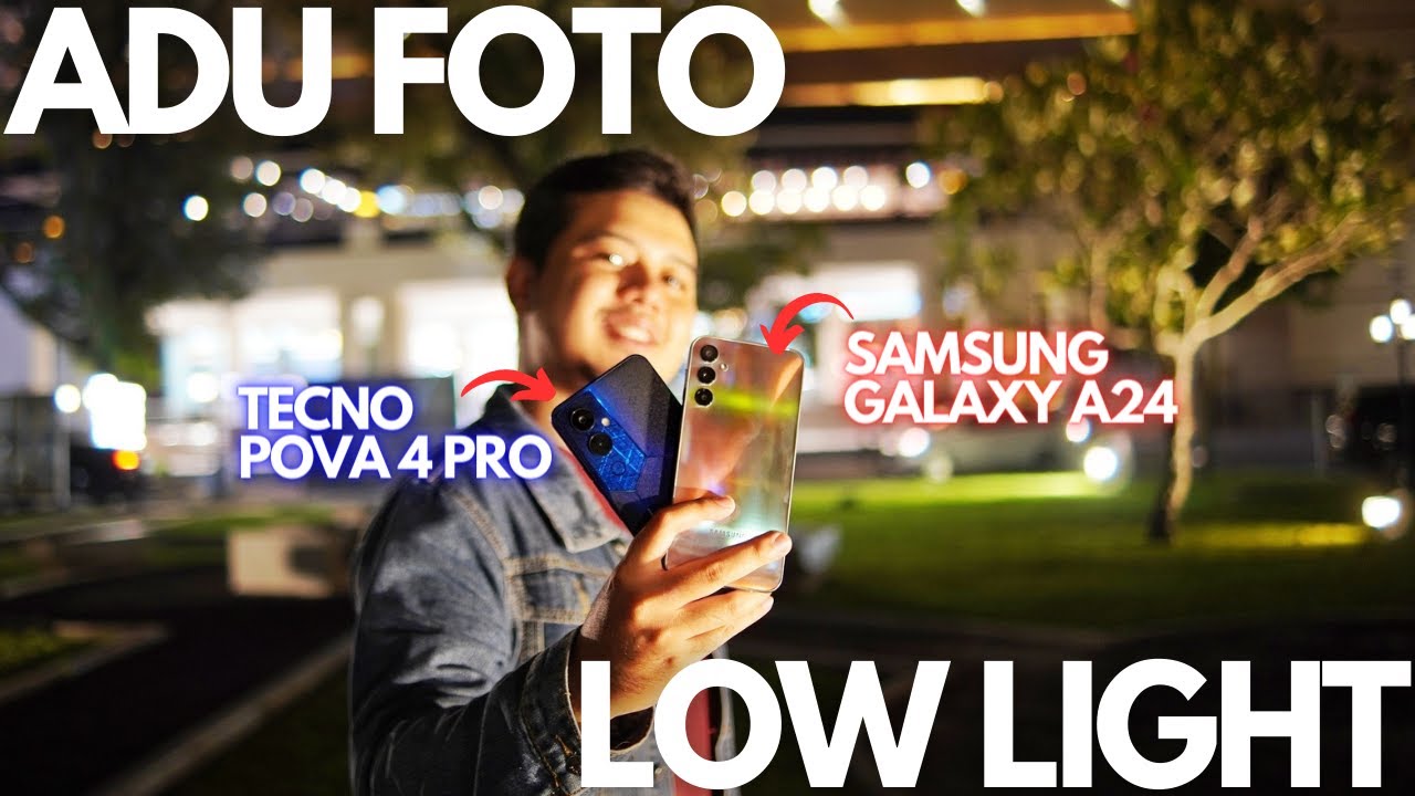TECNO NGAMOK! ADU FOTO Samsung Galaxy A24 vs Tecno Pova 4 Pro Kondisi ...