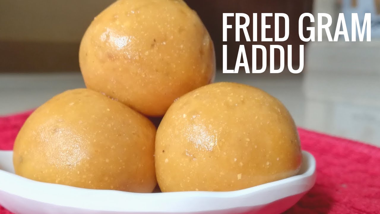 Fried Gram Laddu | Roasted Gram Laddu | Hurigadale Laddu | ಹುರಿಗಡಲೆ ...