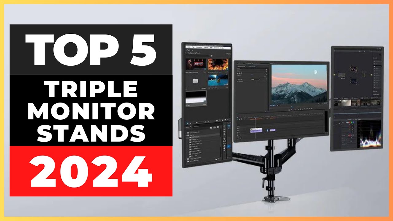 Best Triple Monitor Stands 2024 [watch before you buy] - YouTube