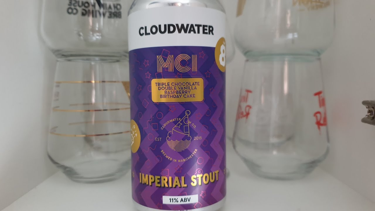 Cloudwater: MCI Triple Chocolate Double Vanilla Raspberry Birthday Cake ...