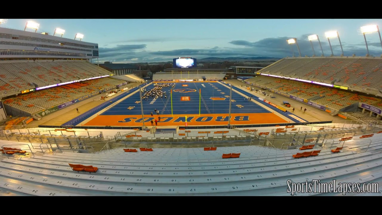 SportsTimeLapses.com: Albertsons Stadium (Boise State - Endzone) - YouTube