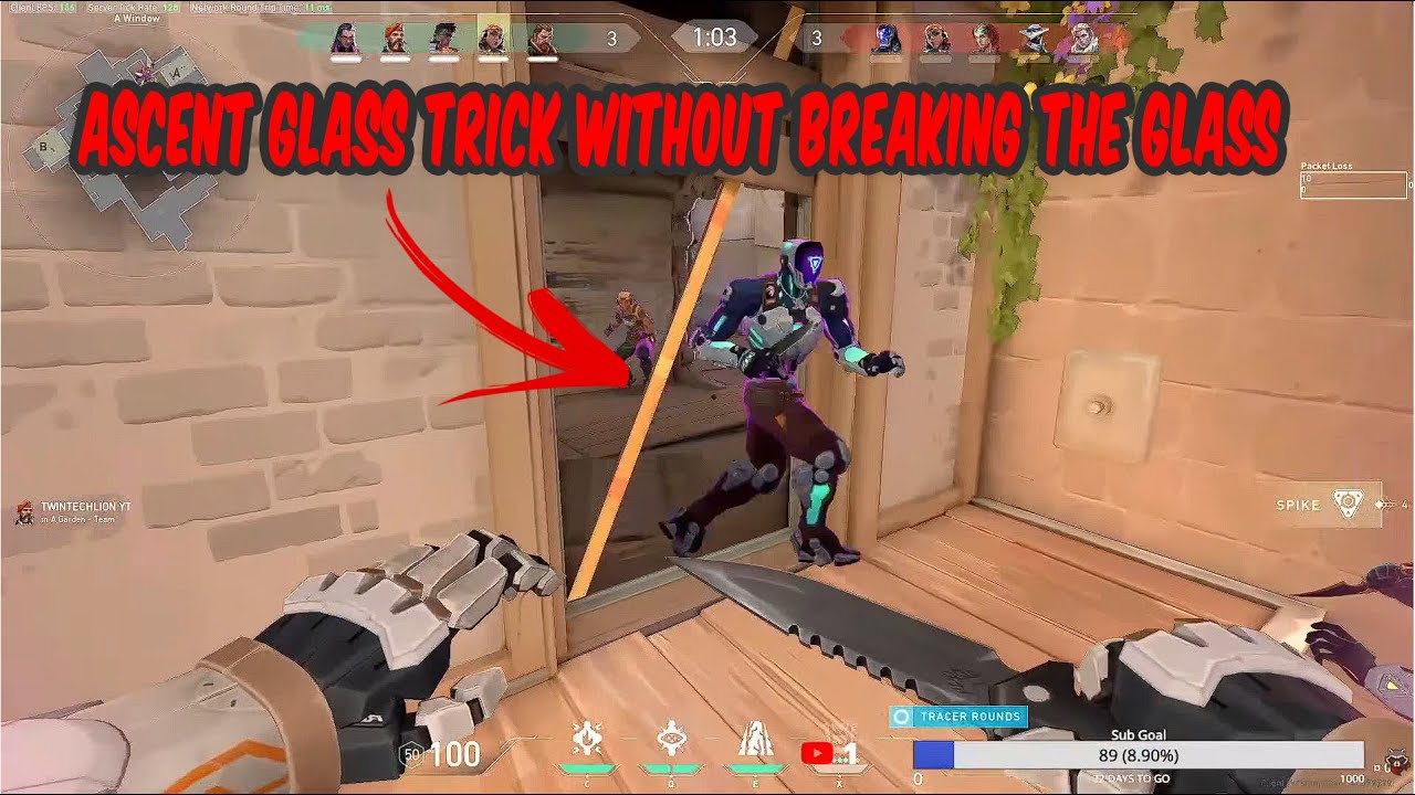 Valorant Ascent Map Glass Glitch | Without Breaking The Glass | # ...