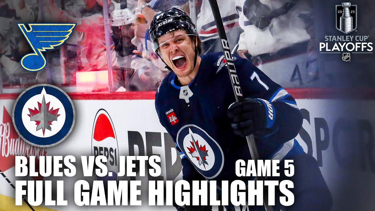 1st Round: St. Louis Blues vs. Winnipeg Jets Game 5 | Full Game ...
