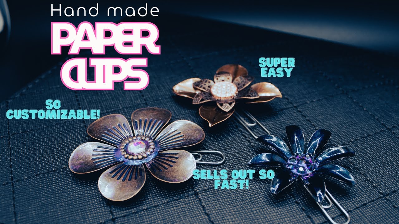 Turn Leftover Charms into Gorgeous Paper Clips | Creative DIY with UV ...
