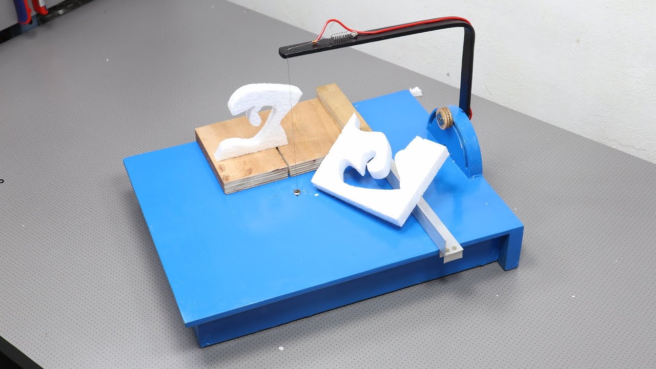 How To Make a Hot Wire Foam Cutting Machine - YouTube