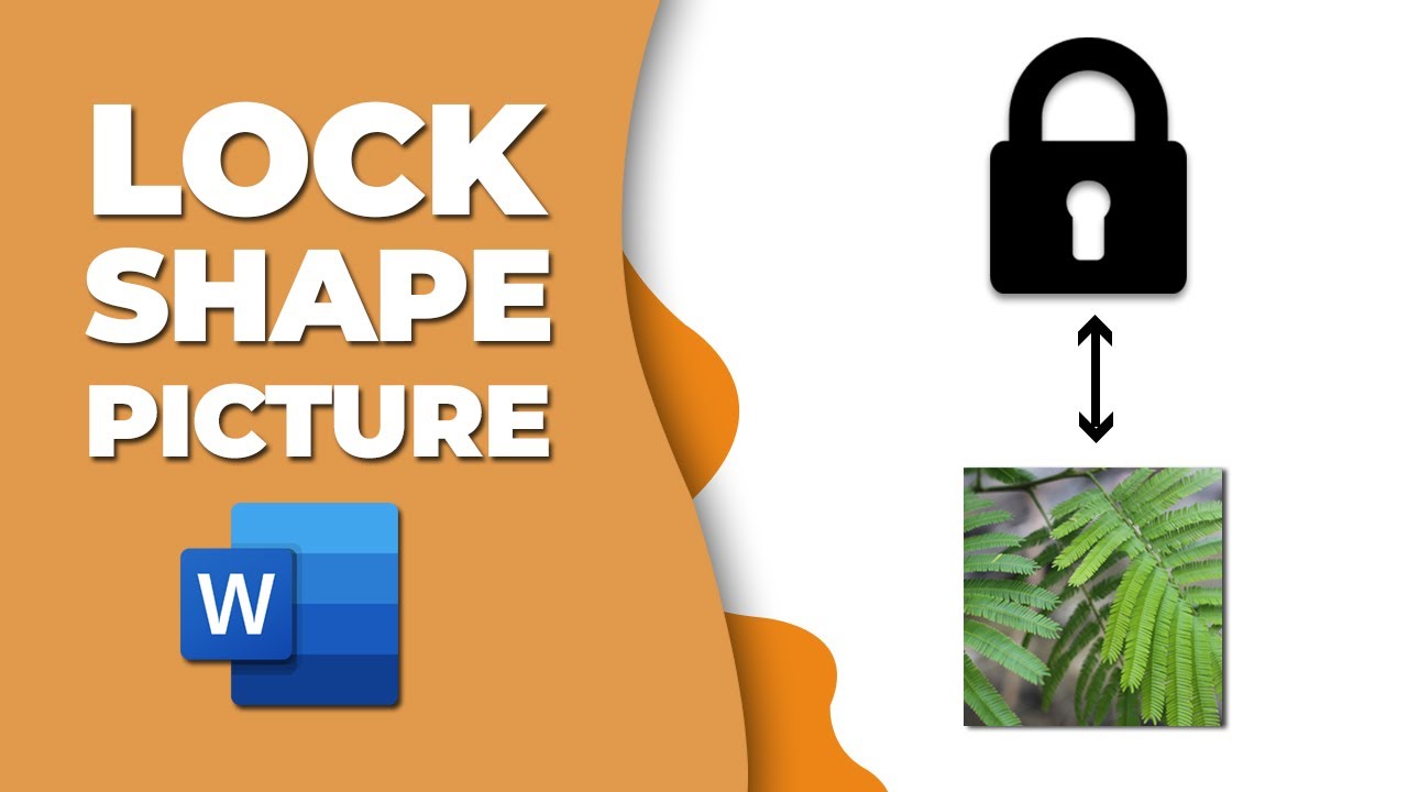How To Lock A Shape On A Picture In Word YouTube How To Lock A Shape On A Picture In Word YouTube