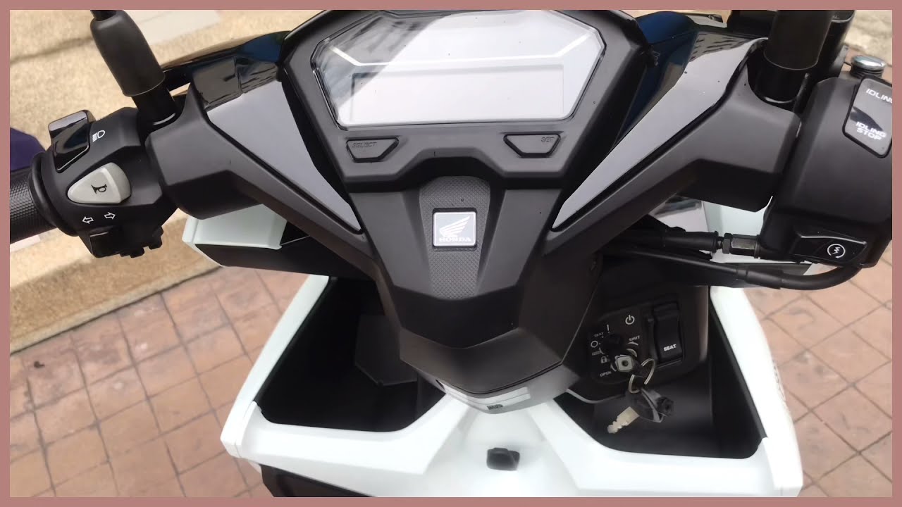[2021] Honda Click125i White-Black Automatic (Cast) x Tangmomo - YouTube