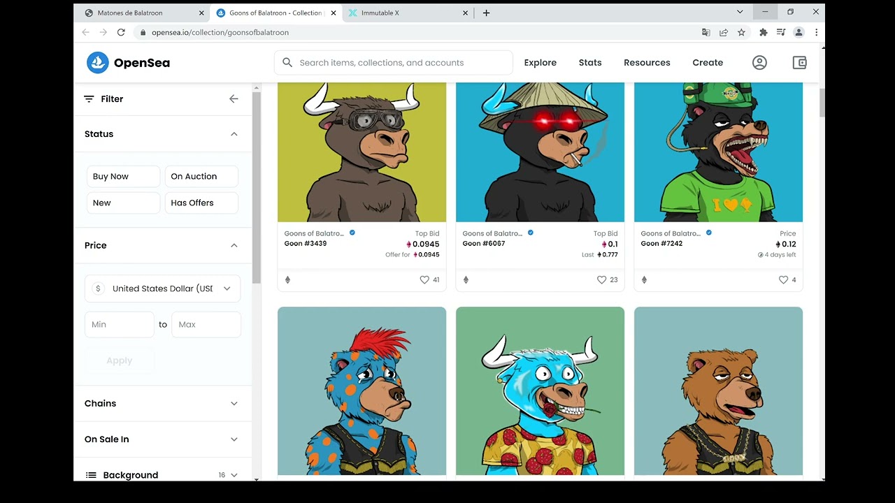 GOB GOONS OF BALATRON IMX / NFT JUEGO - YouTube