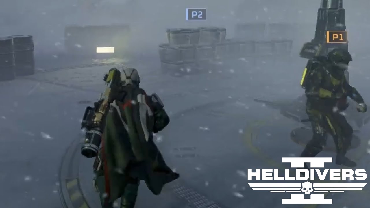 HELLDIVERS 2 Moments - Snowy Planet With More Bugs - YouTube