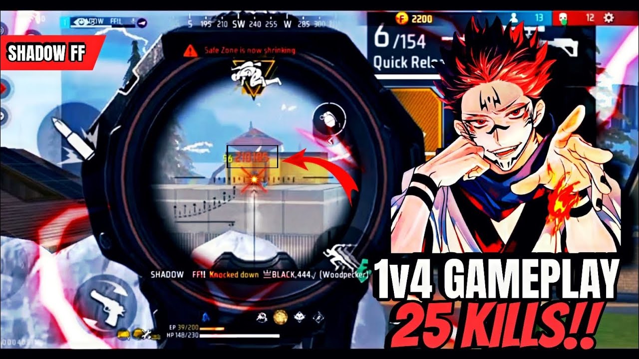 WHEN AN ESPORTS PLAYER PLAYS RANK⛑️💥 || SOLO VS SQUAD - 25 ELIMINATIONS WITHOUT SKINS BY SHADOW ...