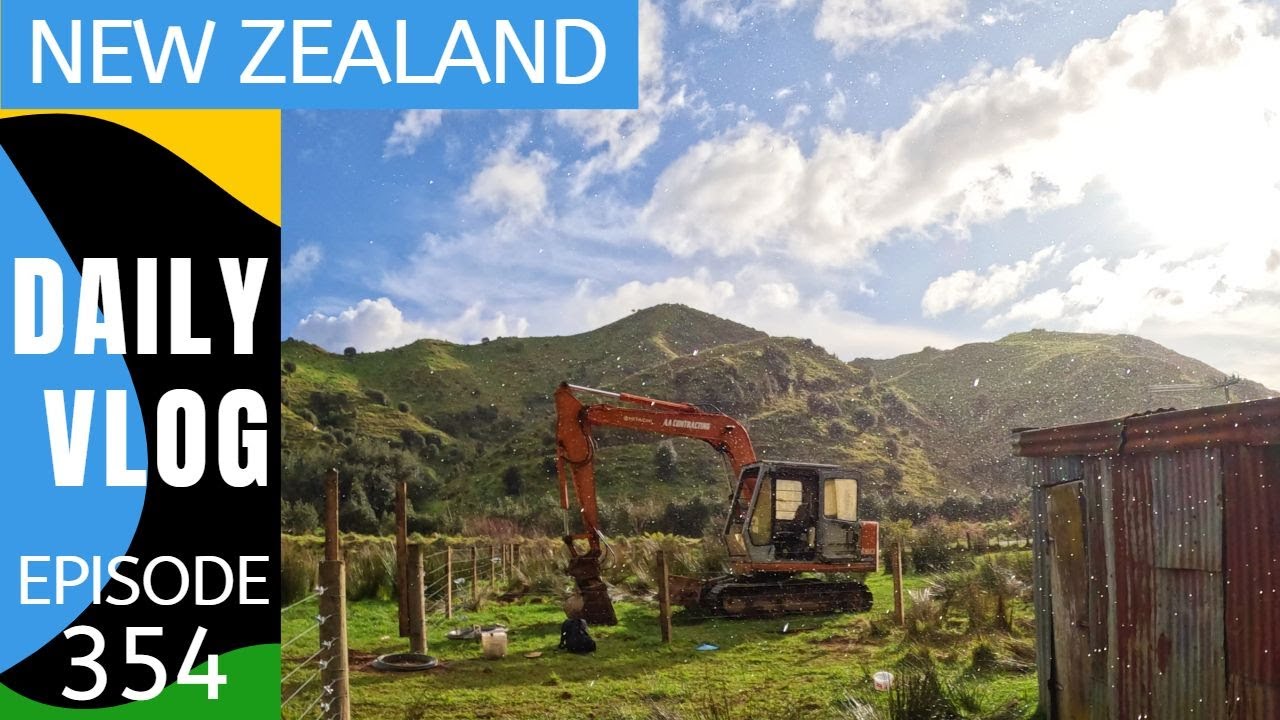 A "springy" winters day making a chicken run [ Life in New Zealand ...