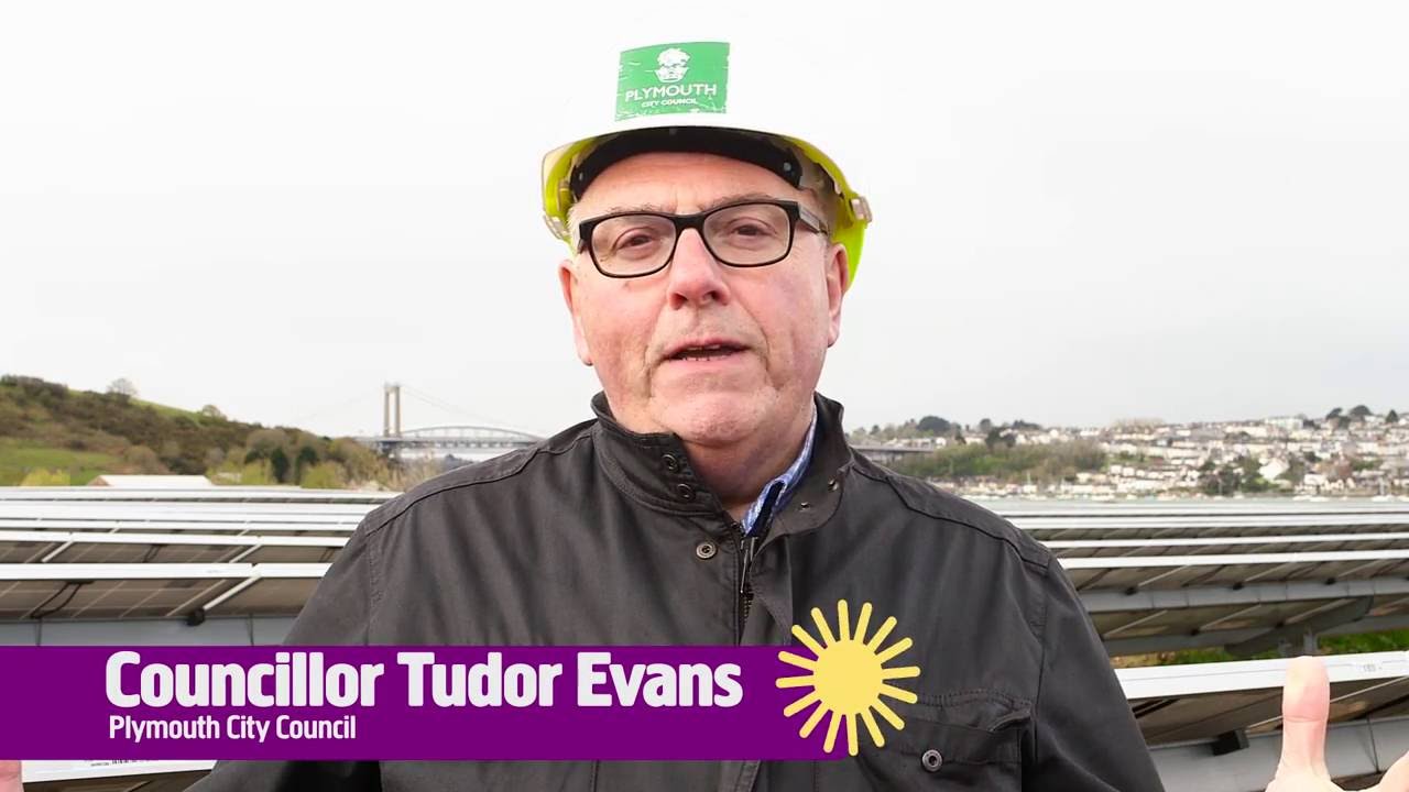 Councillor Tudor Evans supports Ernesettle solar! - YouTube