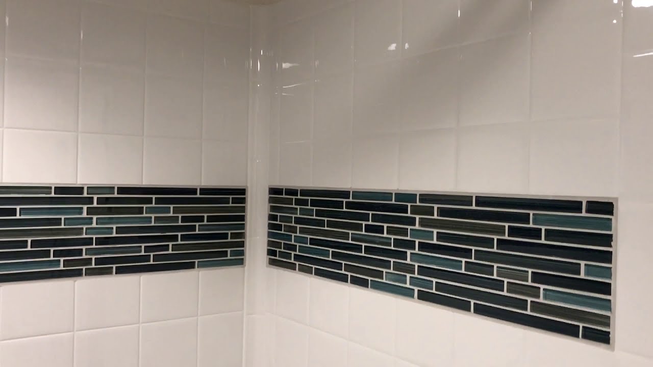 Bestbath tub surround with ceramic tile inset - YouTube