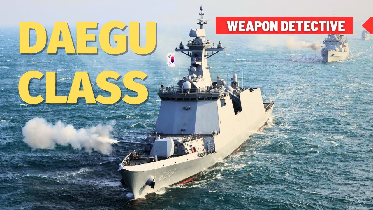 Daegu-class frigate | A modern frigate with a different concept - YouTube