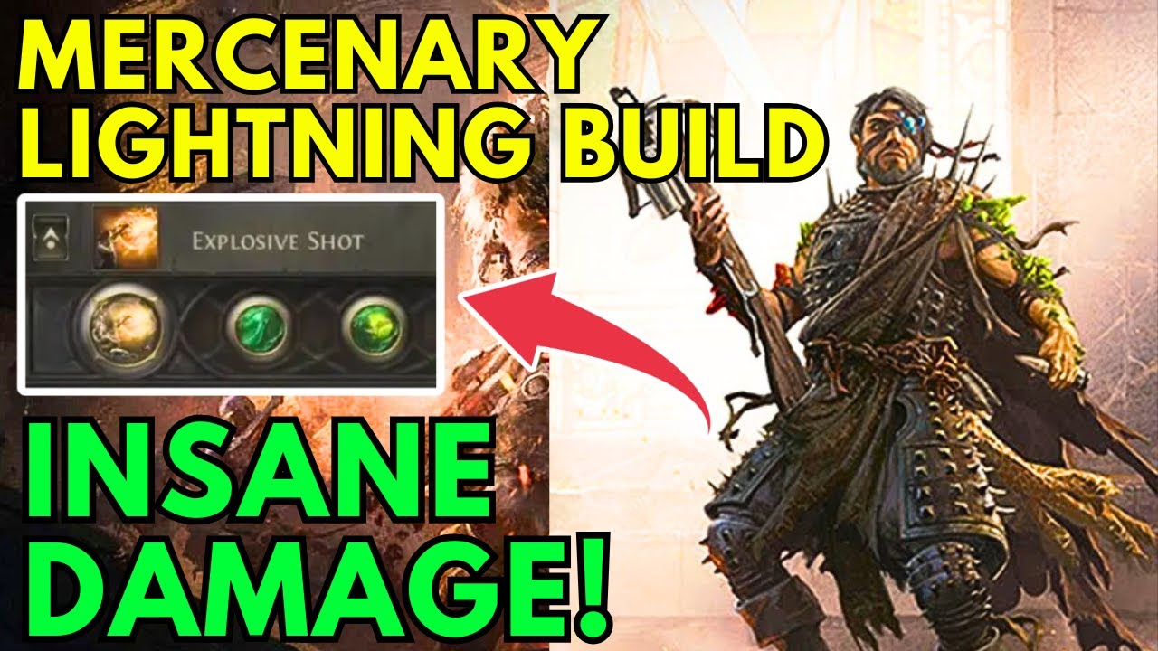 BEST MERCENARY LIGHTNING AOE DPS Build | Path of Exile 2 MERCENARY ...
