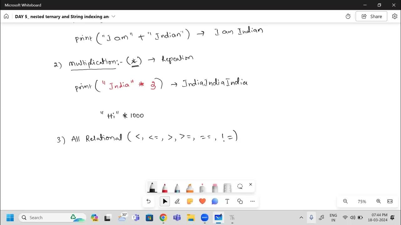Day_6.2: Python String Operators , String functions and methods (part 2) - YouTube
