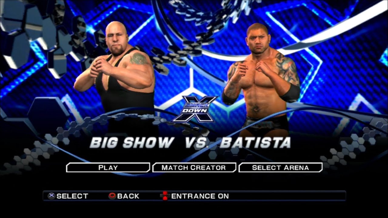 WWE Smackdown vs. Raw 2011 - Big Show vs. Batista - YouTube
