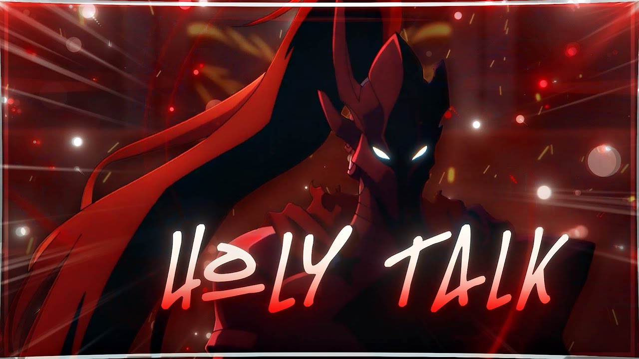 「Holy Talk 😈🔥」Solo Leveling「AMV/EDIT」4K - YouTube