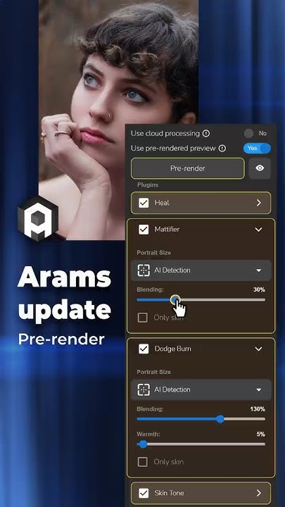 Check out how Pre-Render works in Retouch4me Arams. - YouTube