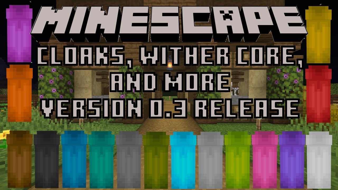 Minescape Update 0.3: Cloaks, Wither Core, Blocks and Balancing! - YouTube