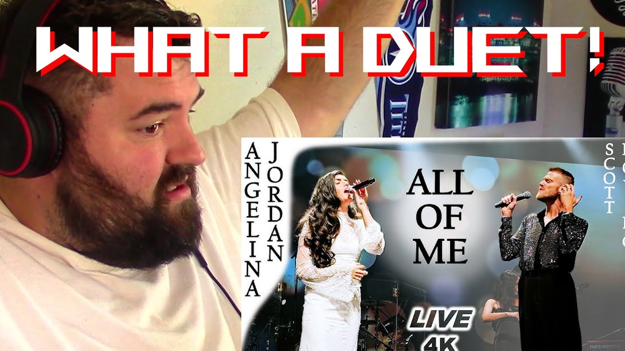 Singer reaction Angelina Jordan & Scott Hoying - All of Me (LIVE) - YouTube
