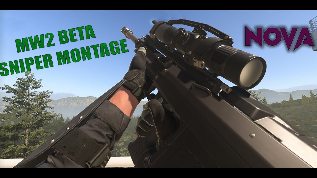 COD MW2 2022 BETA SNIPER MONTAGE. - YouTube