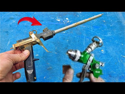 Don't Throw Away Old Spray Foam Gun - DIY Hack - YouTube