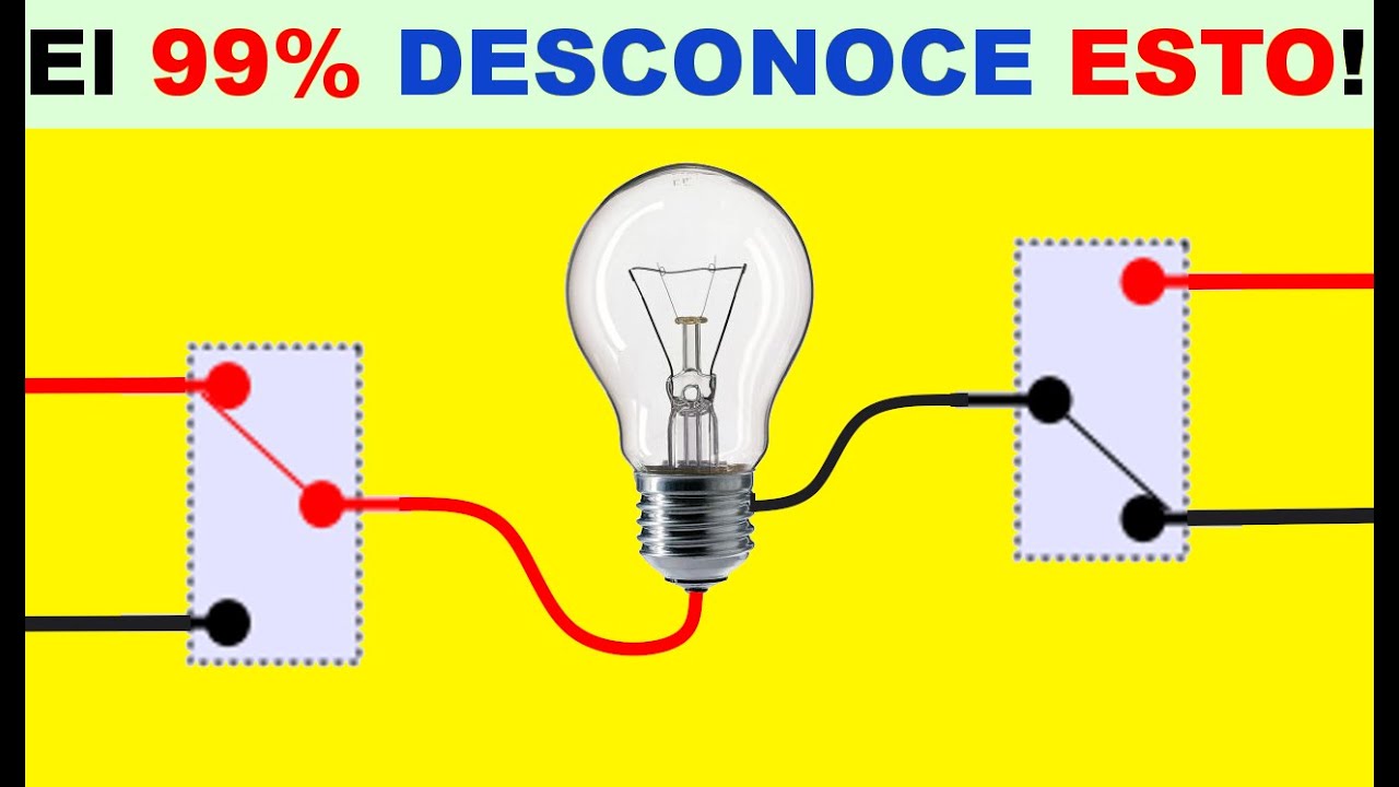 Como encender y apagar un foco desde dos lugares diferentes! - YouTube